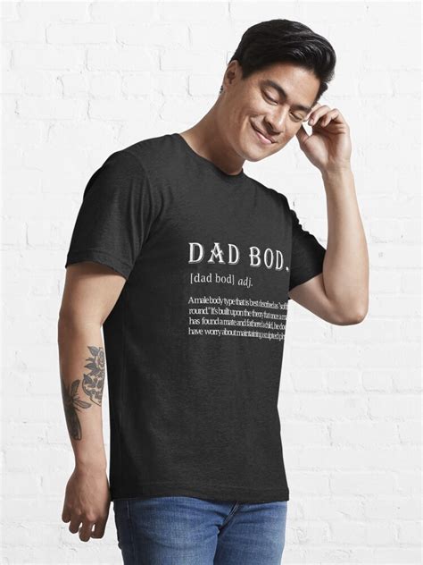Dad Bod Definition Funny Fathers Day T Idea T Shirt By
