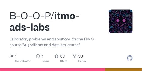 GitHub B O O P Itmo Ads Labs Laboratory Problems And Solutions For