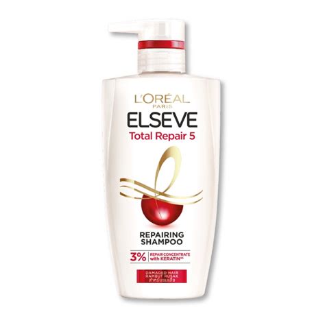 Loreal Elseve Total Repair 5 Shampoo 620ml Repairing Shopee Malaysia