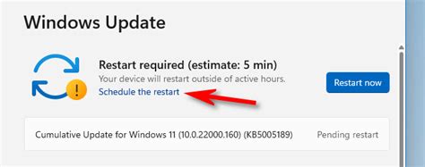 How To Schedule A Restart For Windows Update On Windows 11 Thefastcode