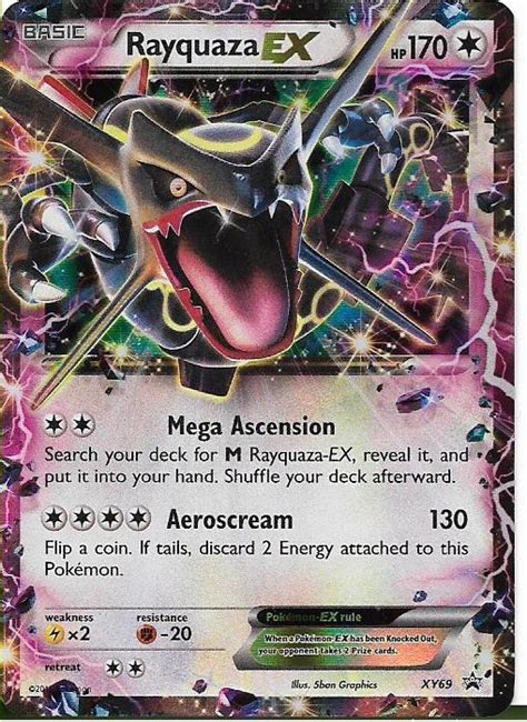 Pokemon Shiny Rayquaza Ex Card Black Star Promo Set Xy69 Ult R 2500