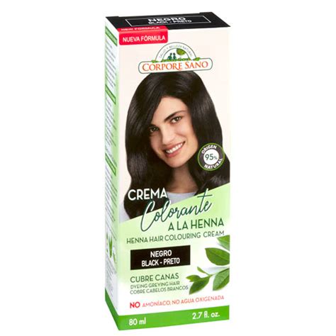 CUBRE CANAS HENNA Negro Tinte Natural Sin Amoniaco Sin Parabenes