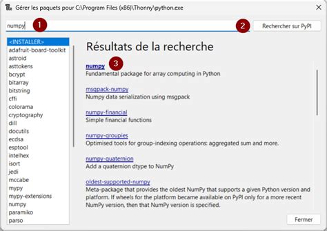 Fonctions mathématiques Programmation en sciences