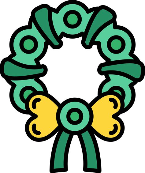 Christmas Wreath Creative Icon Design 15104364 Vector Art At Vecteezy