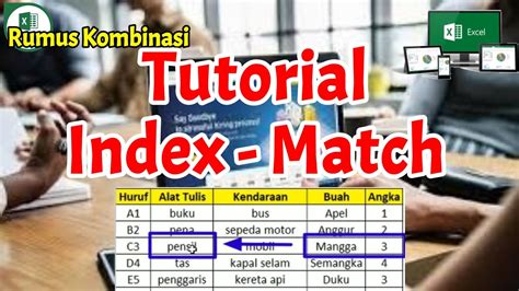 Cara Menggunakan Rumus Index Match Pada Microsoft Excel Pengganti Vlookup YouTube