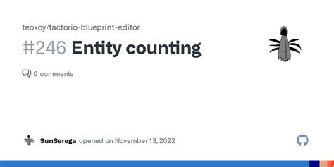 entity counting · issue 246 · teoxoy factorio blueprint editor · github