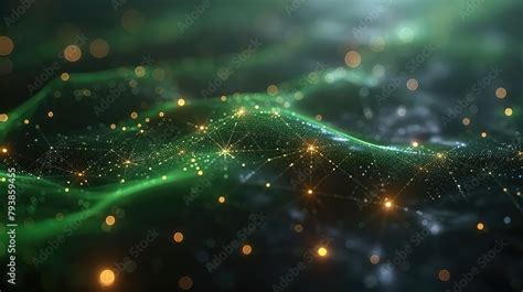 Abstract Digital Data Plexus Technology Background 4k Animation Of An