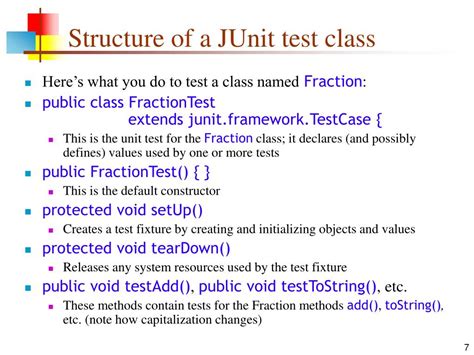 Ppt Junit Powerpoint Presentation Free Download Id431373
