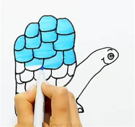 نقاشی با دست زیبا و آسان برای کودکان مینویسم