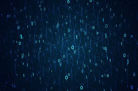 stream of encoded data royalty free vector image
