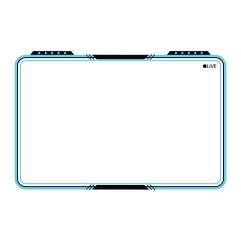 Gaming Frame Overlay For The Live Streamer Stylish Gamer Overlay For
