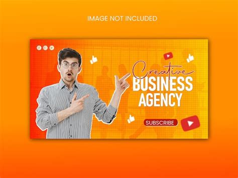 Premium Vector Corporate Template Design Youtube Thumbnail Template