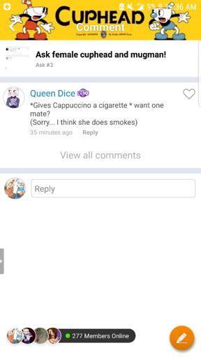 Ask Female Cuphead And Mugman Cuphead Official™ Amino