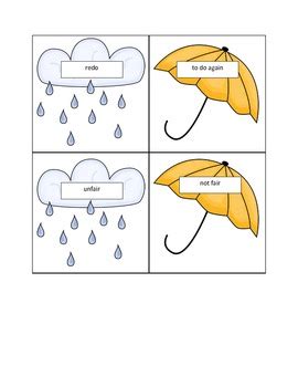 Spring Prefix Matching Game FREEBIE OF THE WEEK By Lovin Life TpT