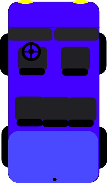 Blue Car Top View Clip Art At Vector Clip Art Online