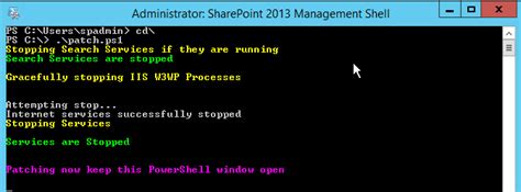 Sharepoint 2013 Cumulative Update Takes Long Time To Install
