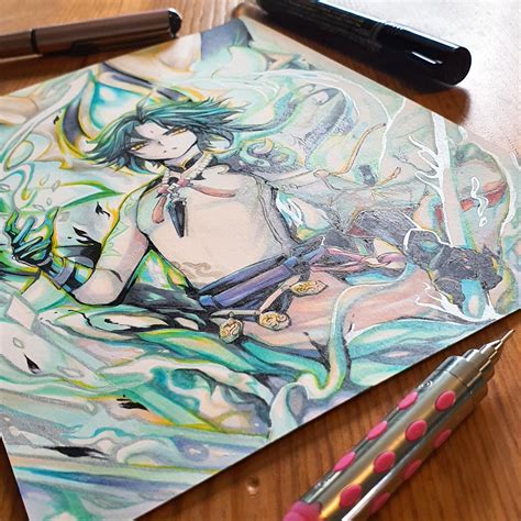 Xiao Commission Ready Loving The Green Color Palette~ Whats Your Most