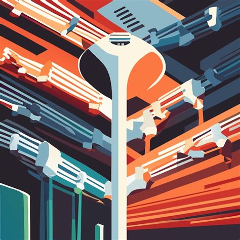 Premium Vector Wires Internet Connections Vector Illustration