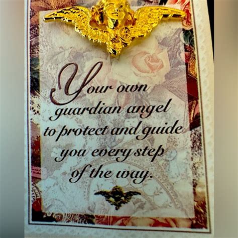 Jewelry Angel Pincard Your Own Guardian Angel To Protect Guide You