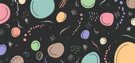 무료 손 그리기 템플릿 낙서 디자인 아트 워크의 추상적 인 행복 라인 브러쉬 배경의 다채로운 스타일 일러스트 벡터 0명에 대한 스톡 벡터 아트 및 기타 이미지 Istock