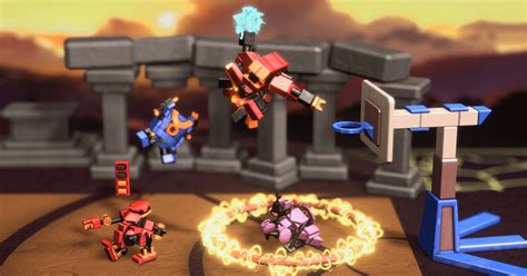 Basketball Themed Roguelite Action Game Robot Slam Dunk Robodunk