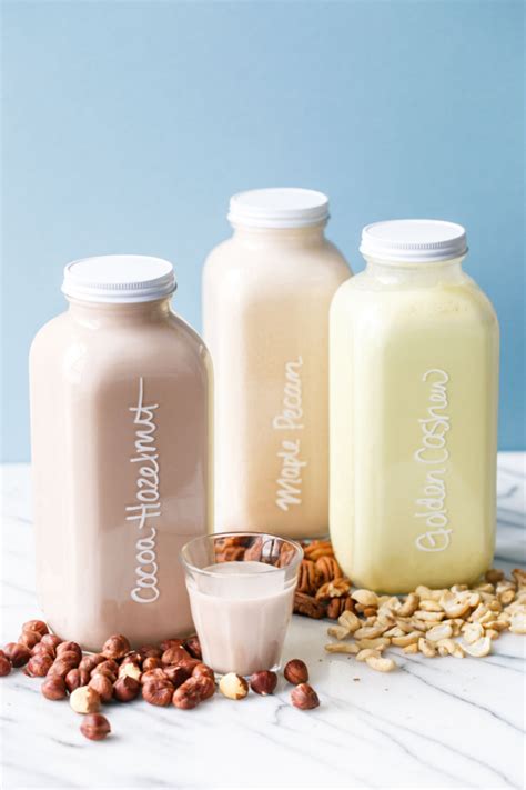 Homemade Nut Milk Fun Flavor Ideas Love And Olive Oil