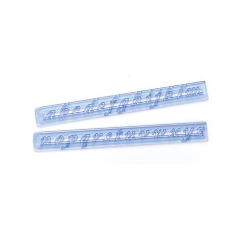 FMM Script Alphabet Lower Case Tappit Set Cutters Veiners Cutters From The Cake Decorating