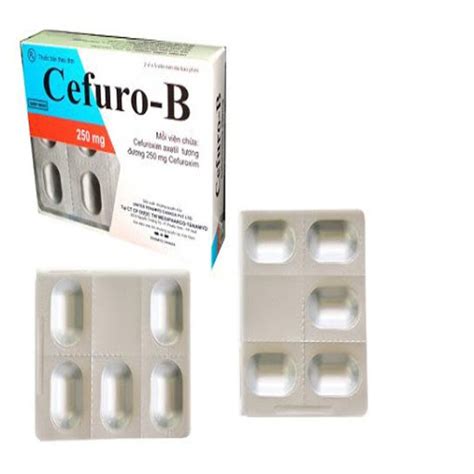 Cefuro B 250 Hộp 10 Viên Điều Trị Nhiễm Khuẩn Hiệu Quả