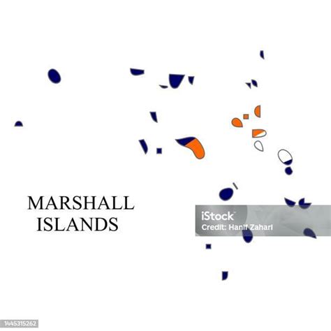 マーシャル諸島の地図のベクターイラスト世界経済有名な国オセアニア地域ポリネシアの島ミクロネシア アイコンのベクターアート素材や画像を多数ご