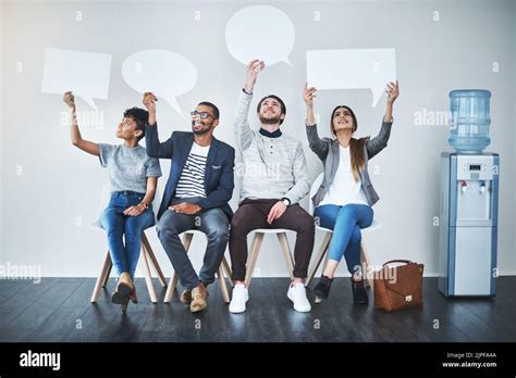Heres Why You Should Hire Us Full Length Shot Of A Diverse Group Of