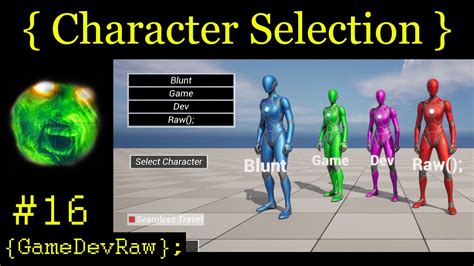 Make A Multiplayer Game In Unreal Engine 5 Character Selection