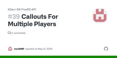Callouts For Multiple Players · Issue 39 · Kdani 99fivepd Api · Github