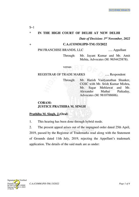 Ajay Amitabh Suman Visage Beauty And Healthcare Pvt Ltd Vs Registrar