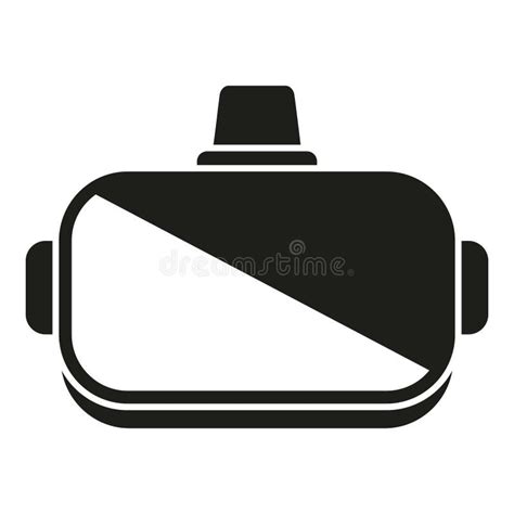 Device Helmet Icon Simple Vector Vr Reality Stock Vector