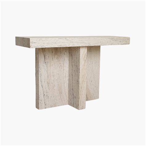 Console Travertin Triangle Interni Store