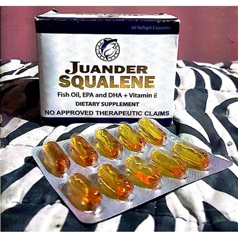 Juander Squalene 1 Capsule Adult Shopee Philippines