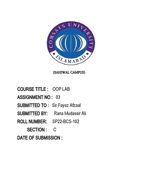 Ooplab 3 Pdf