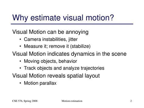 Ppt Motion Estimation Powerpoint Presentation Free Download Id491631