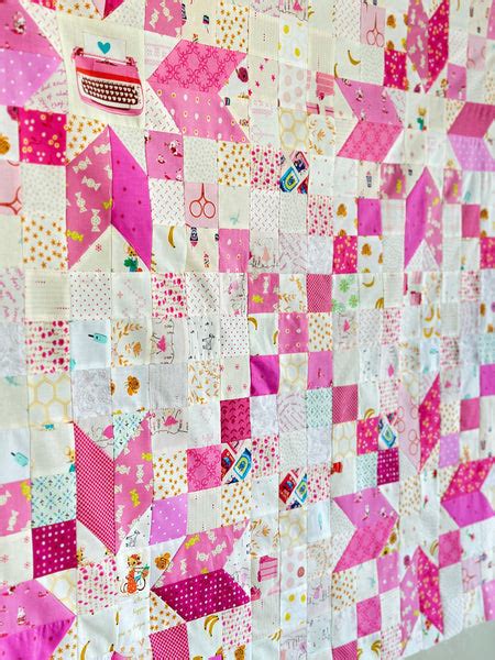 Bubblegum Sonnet Quilt Kit Pattern Westwood Acres Fabric