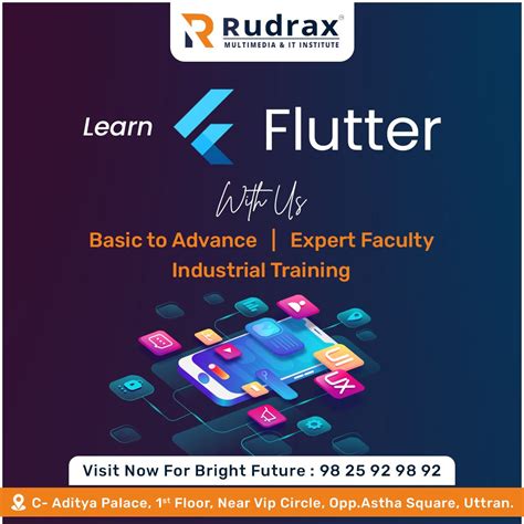Fluttercourse Flutterdevelopment Surat Itinstitute Flutterinstitute Rudrax Multimedia