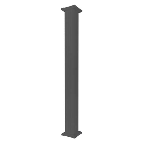 Superior Aluminum Square Fluted Columns Extended Lengths