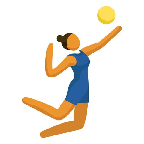 Pictograma de deporte olímpico voleibol que sirve plano Descargar PNG