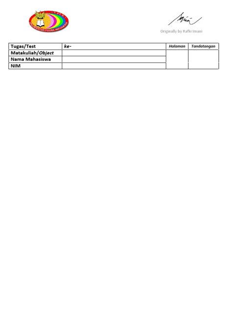 Format Tugas Pdf