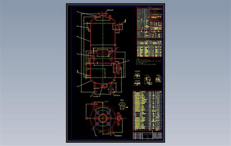 3 5立方米空预器疏水扩容器 AutoCAD 模型图纸下载 懒石网