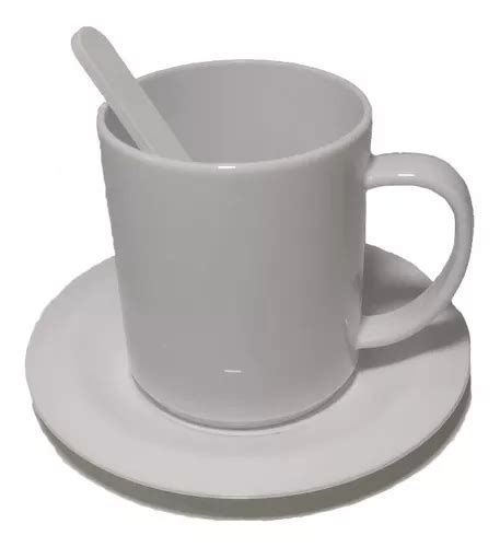 Set Jardin Plato Taza Y Cuchara De Polimero Sublimable En Venta En
