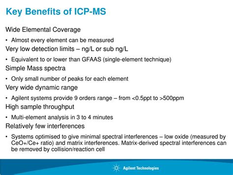 Ppt Agilent 7500 Series Icp Ms An Introduction Powerpoint