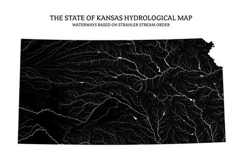Kansas Rivers Lakes Map US River Maps