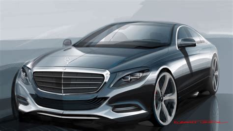 2014 Mercedes Benz S Class Design Sketch Car Body Design