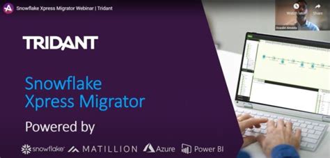 Snowflake Xpress Migrator Solution Tridant