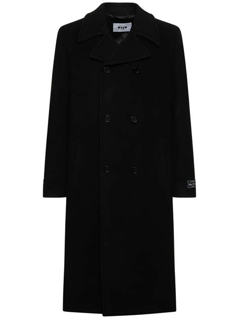 Msgm Wool Blend Jacket Msgm
